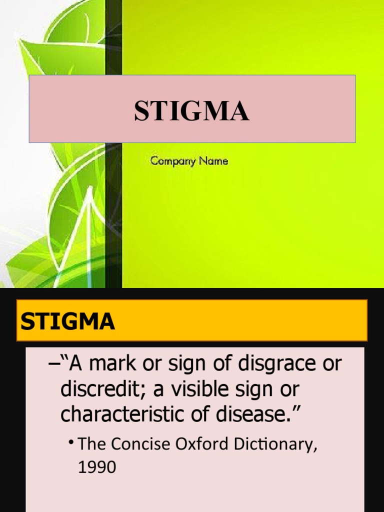 Stigma | PDF