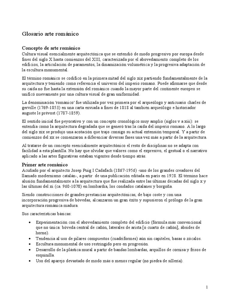 Tema 7 - Glosario | PDF | Iglesia (edificio) | Escultura