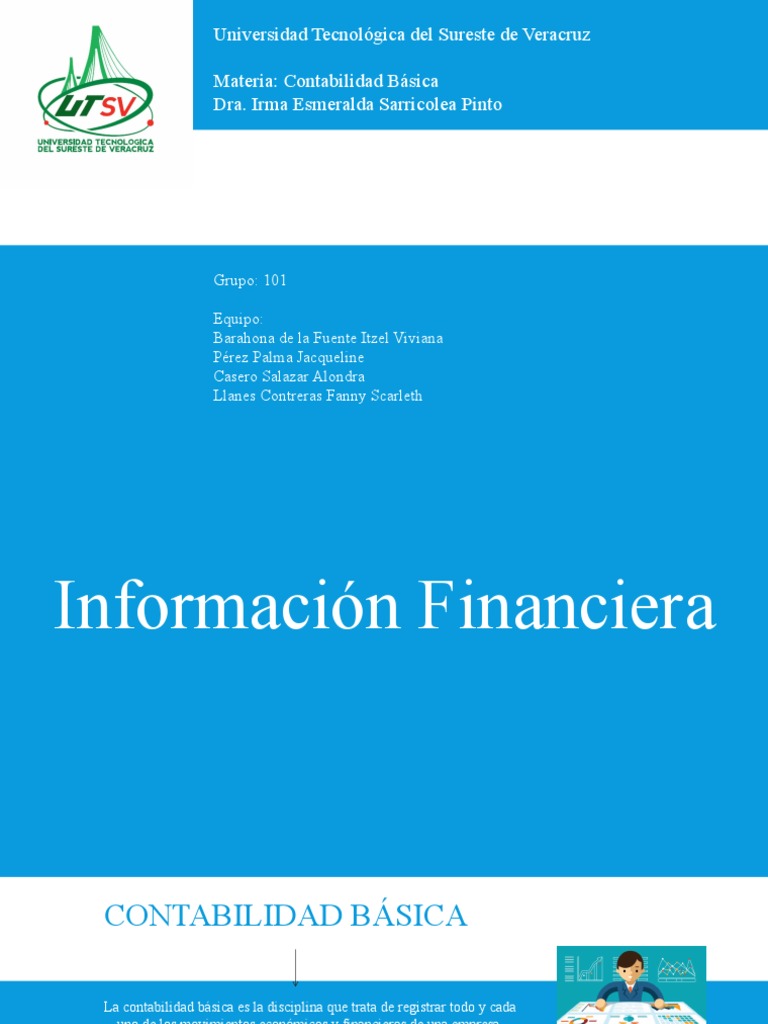 Presentacion de Contabilidad | PDF | Contabilidad | Estado financiero