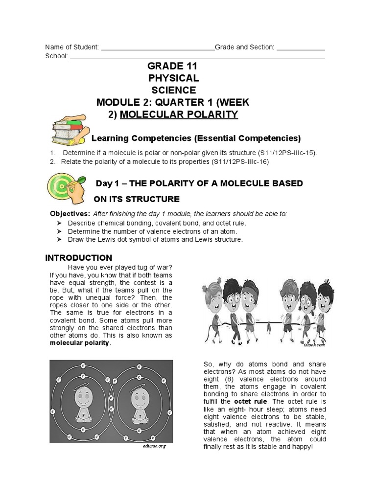 Understanding Molecular Polarity | PDF | Chemical Polarity | Chemical Bond