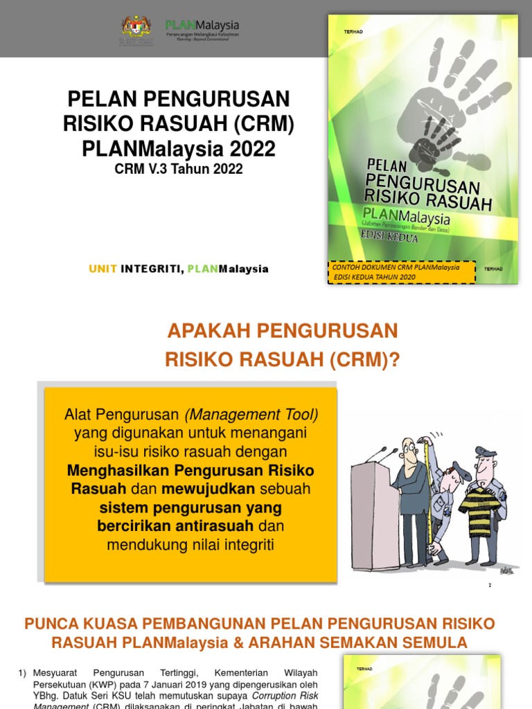 4 Pengurusan Risiko Rasuah (CRM) PLANMalaysia V - 3 2022 | PDF