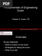 Build Your FE Exam Study Plan | PDF | Engineering | Science