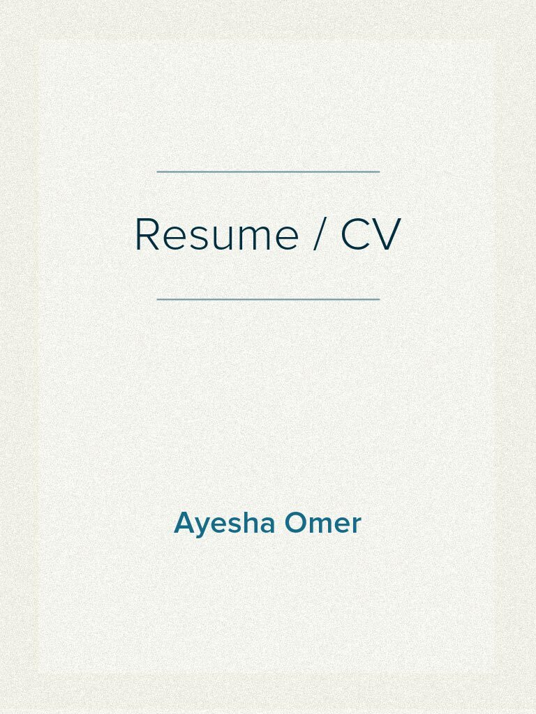 Free CV Template | PDF