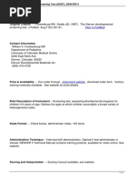 Denver II Developmental Screening Guide | PDF | Human Development ...
