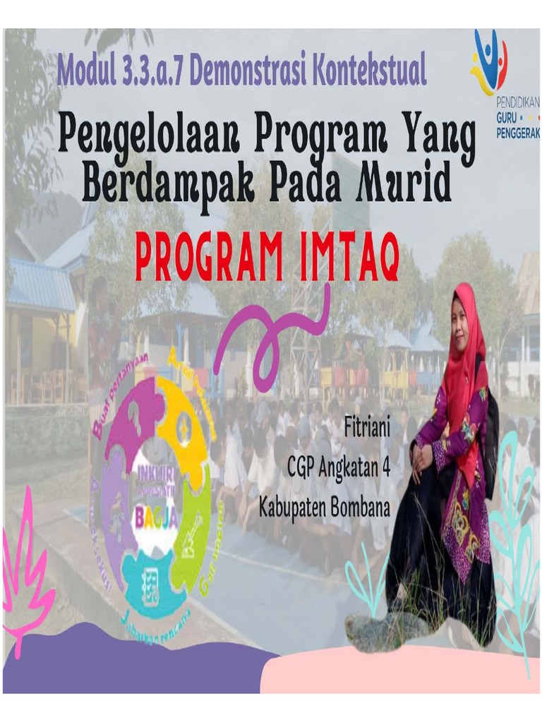 3.3.a.7 Demonstrasi Kontekstual - Pengelolaan Program Yang Berdampak ...