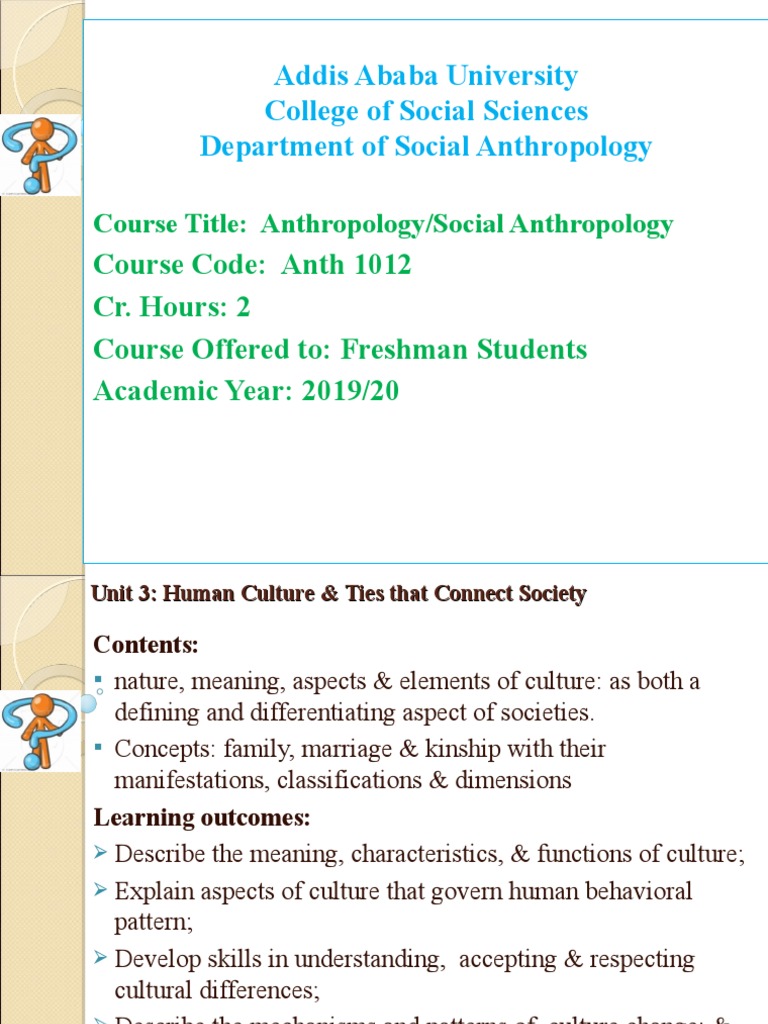 Anthropology 1012, Unit 3,4,5 | PDF | Kinship | Family