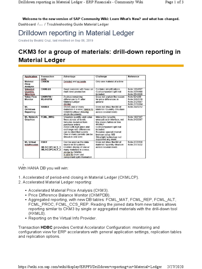 CKM3 For Group of Materials | PDF | Enterprise Resource Planning | Wiki