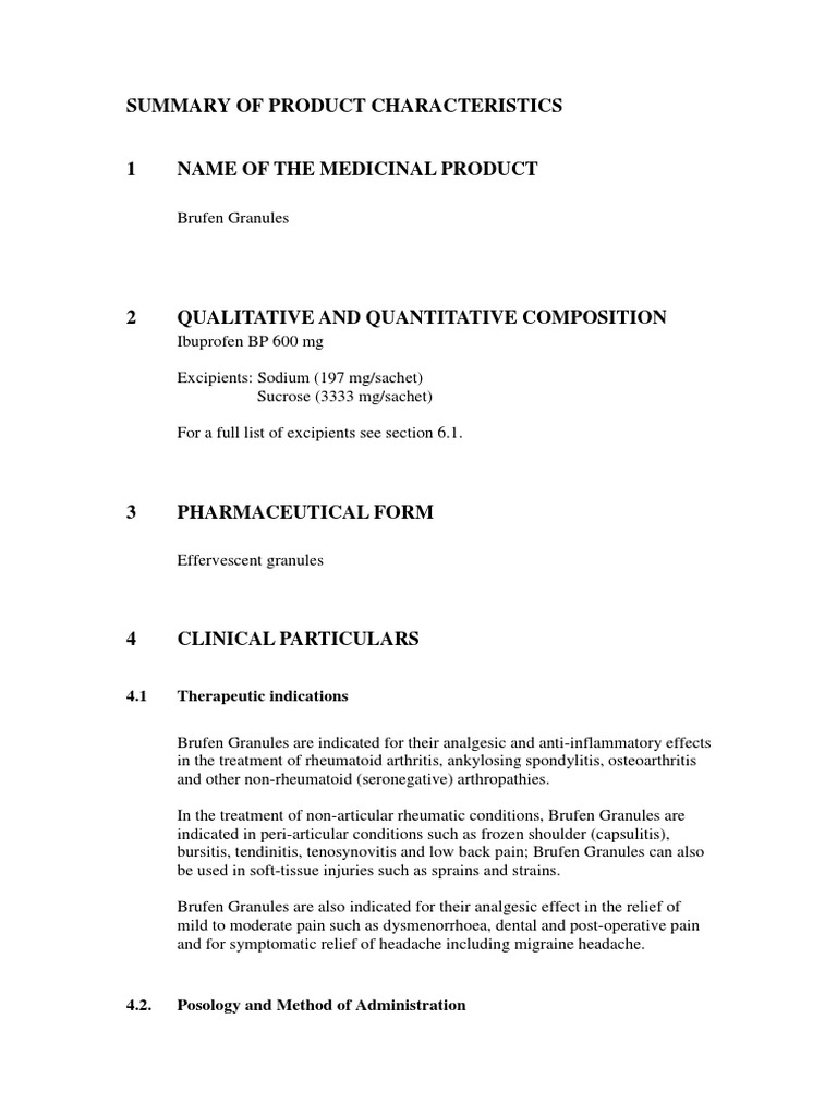 SMPC UK | PDF | Nonsteroidal Anti Inflammatory Drug | Aspirin