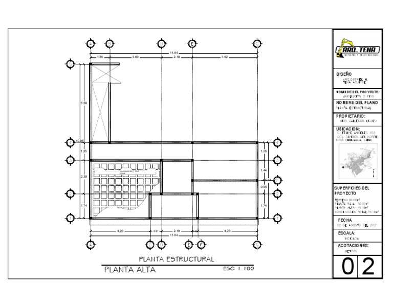 Planta Estructural | PDF