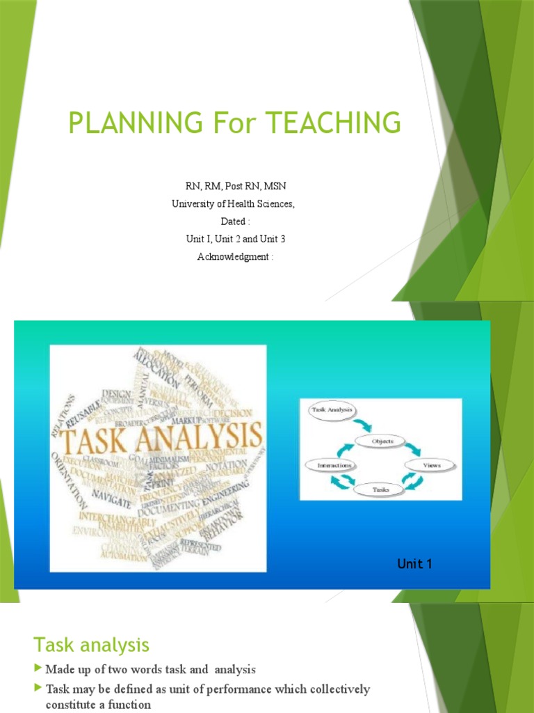 Planning For Teaching | PDF | Competence (Human Resources) | Learning