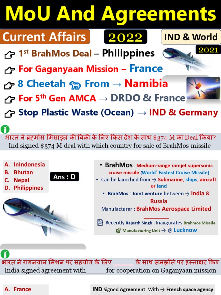 Mou Agreement Deal 2022 Ca Pdf