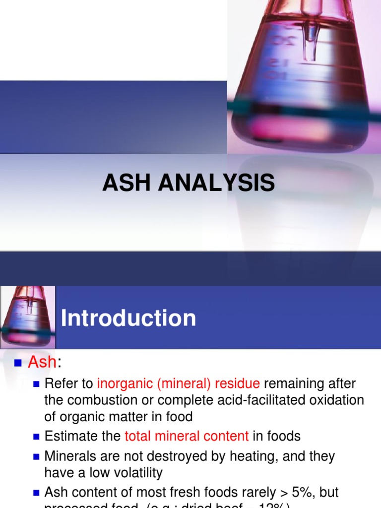 Ash Analysis AMA 2020 TR | PDF | Nitric Acid | Minerals