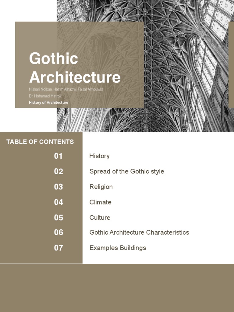 Gothic Architecture Through the Ages: Exploring the History, Stylistic Elements, and Iconic ...