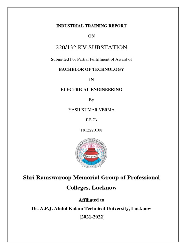 Uppcl Report | PDF | Electrical Substation | Electric Power Transmission