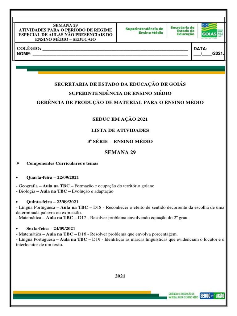 Semana 29 Mat Porcentagem | PDF | Camuflagem | Adaptação