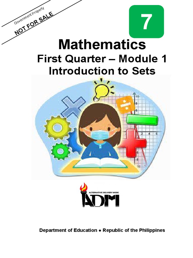 Math7 Q1 Module-2021 | PDF | Set (Mathematics) | Numbers