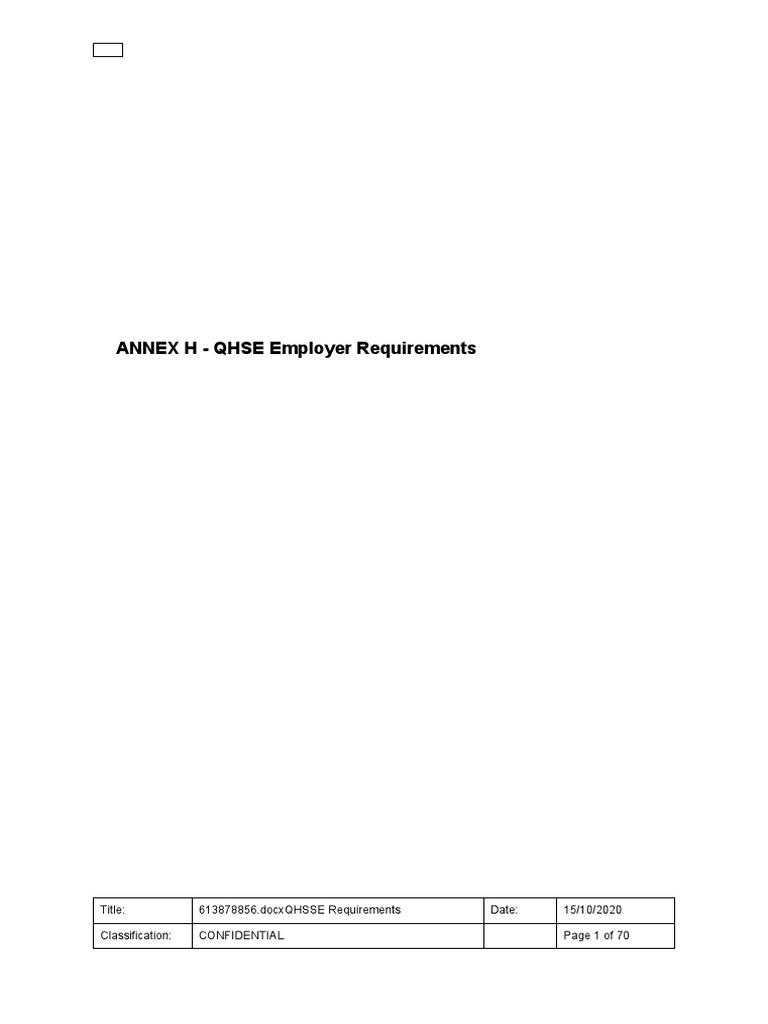 QHSE Requirements: A Comprehensive Guide to Quality, Health, Safety ...
