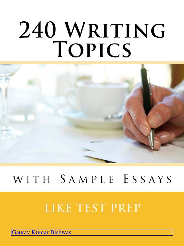 240 Essay Topics For Icse | PDF | Paragraph | English Language