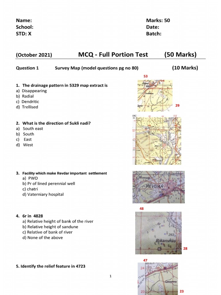 MCQ - Full Portion Test | PDF