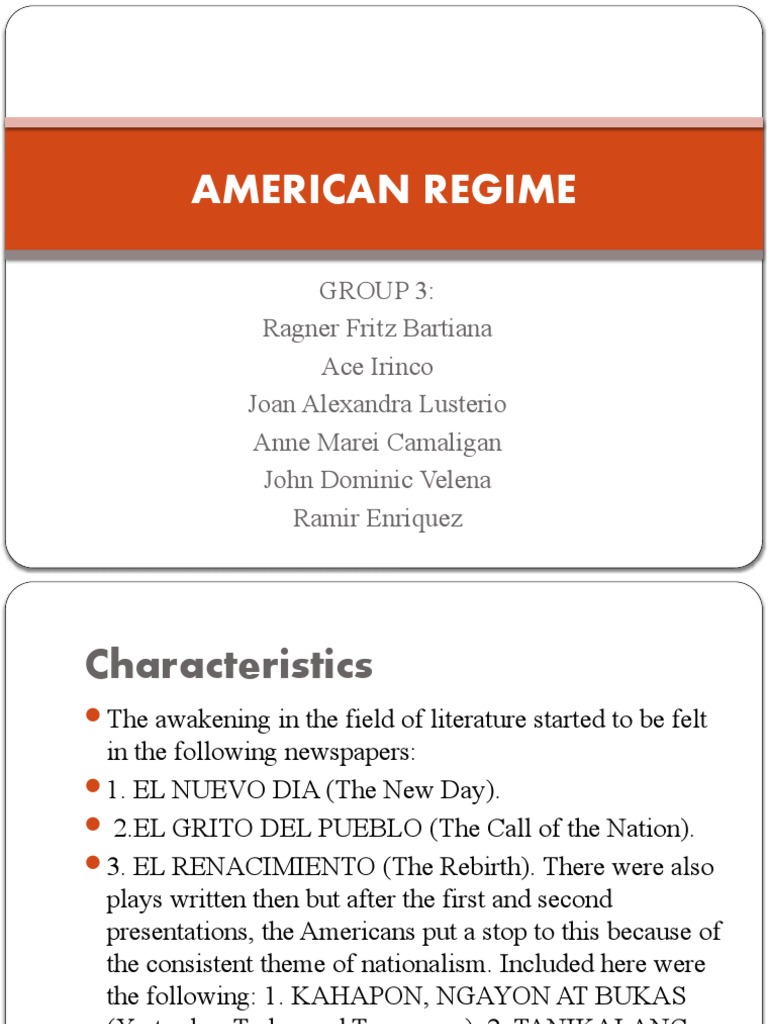 American Regime | PDF | Philippines
