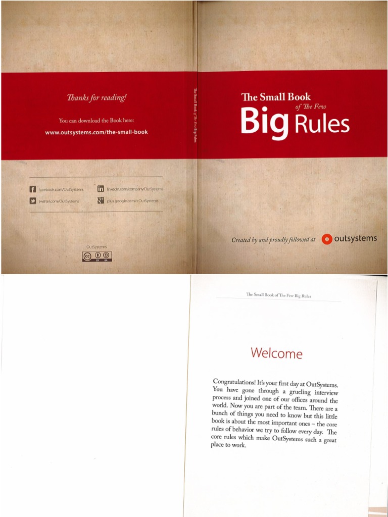 The Small Book of The Few Big Rules | PDF