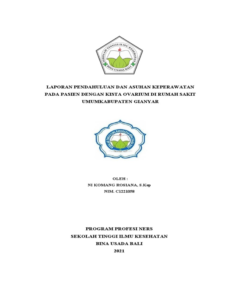 Asuhan Keperawatan Kista Ovarium | PDF