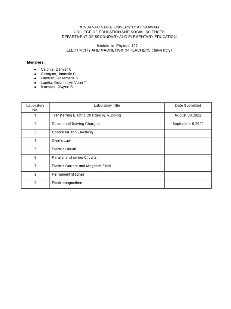 Electricity Detection in Circuits | PDF | Electricity | Electrical ...