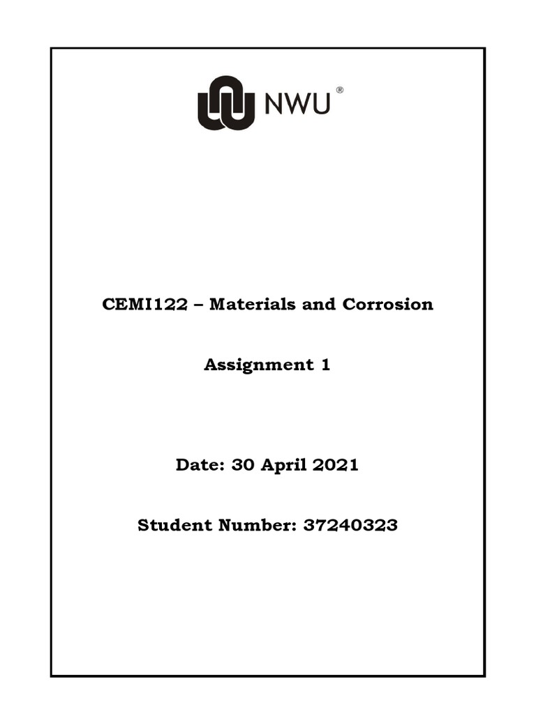De Bruyn Assignment 1 Reviewed | PDF | X Ray Crystallography | X Ray