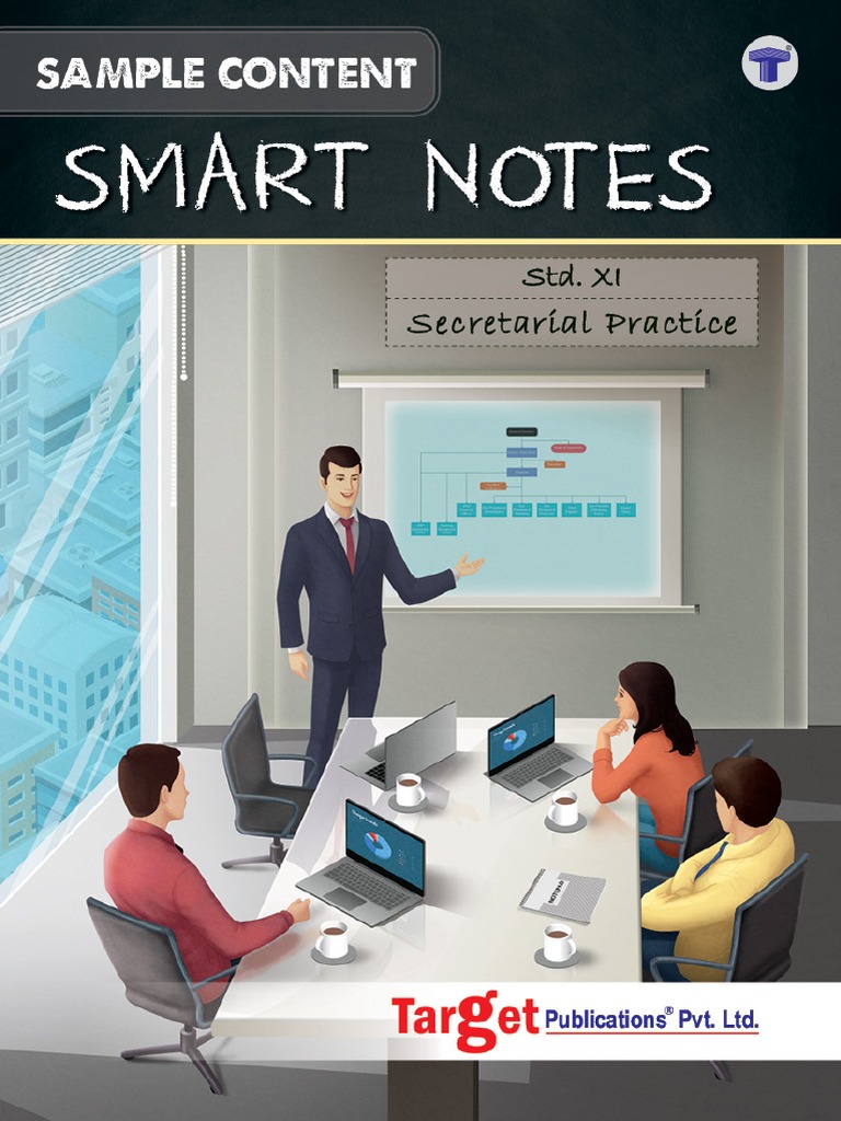 Sample PDF of STD 11th Secretarial Practice Smart Notes Book Commerce ...