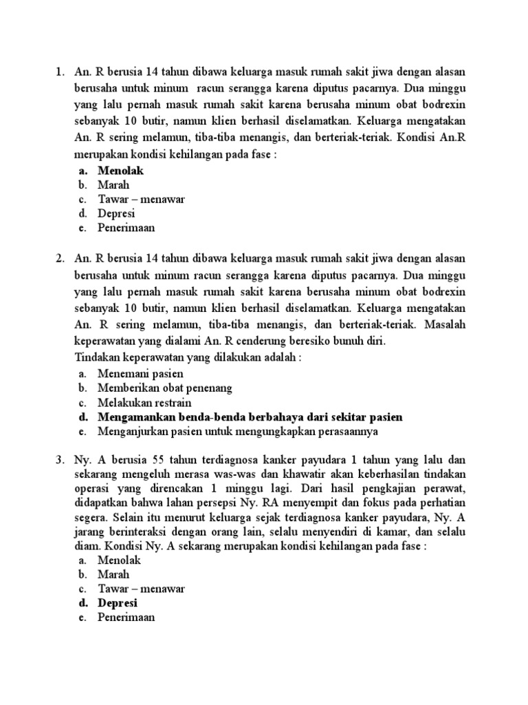 Soal Latihan Edit 180 Soal | PDF