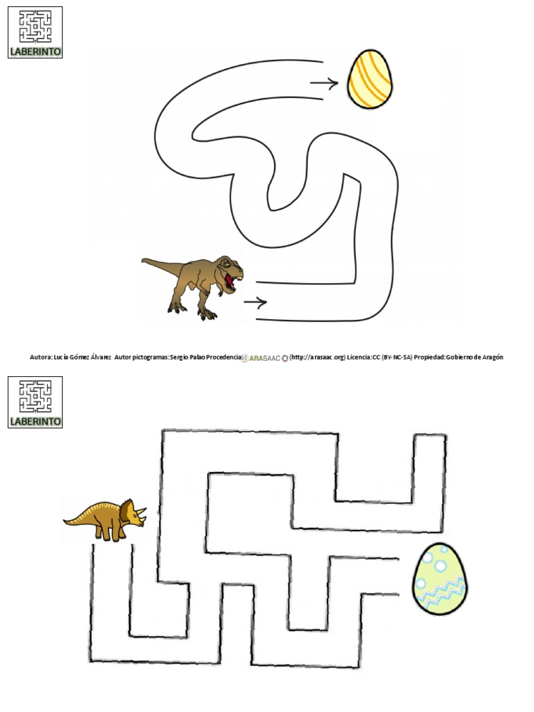 Actividades Con Dinosaurios | PDF