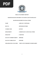 Attachment Report Sample | PDF | Employment | University