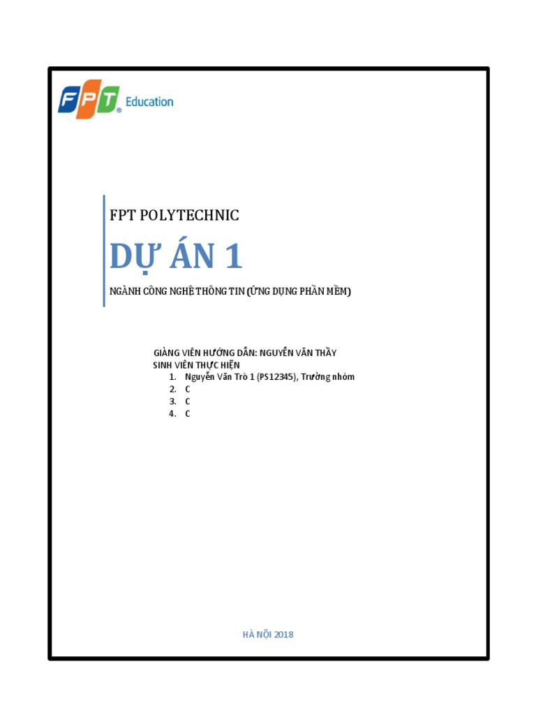 PRO104 - D - An1 (UDPM) - Project Document | PDF