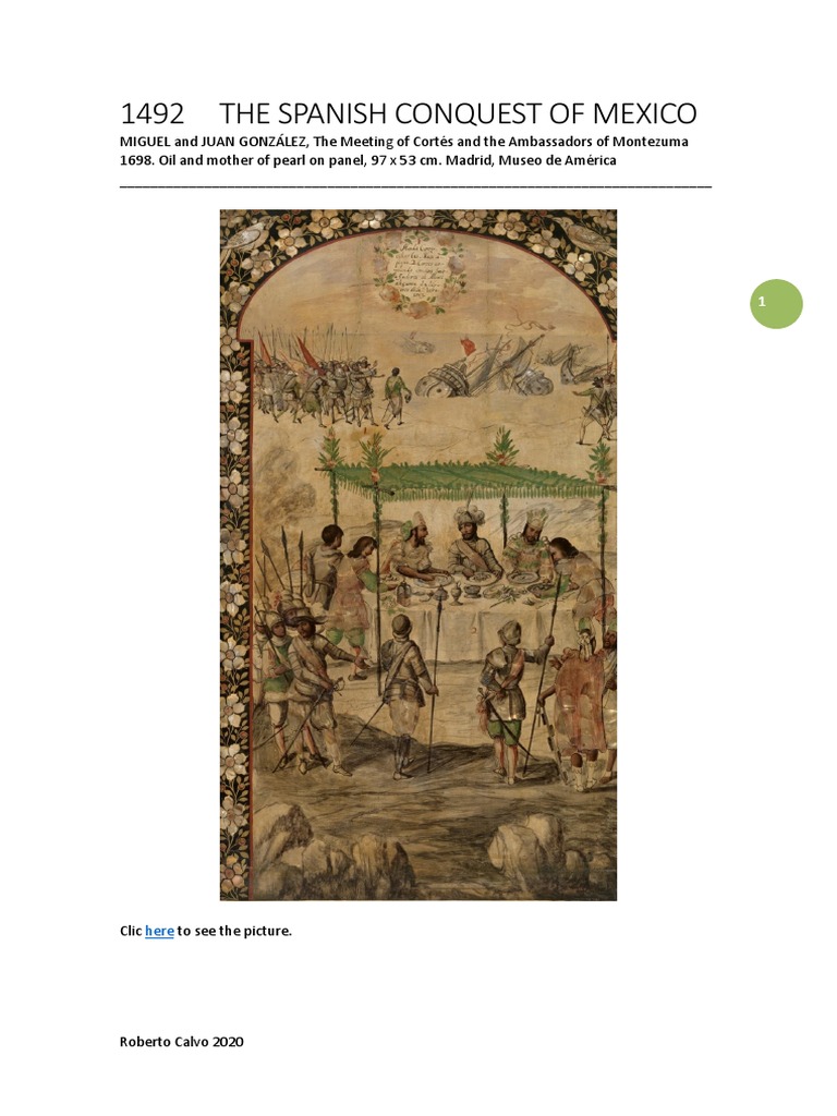 Cortés Conquers the Aztec Empire | PDF | Hernán Cortés | Mexico