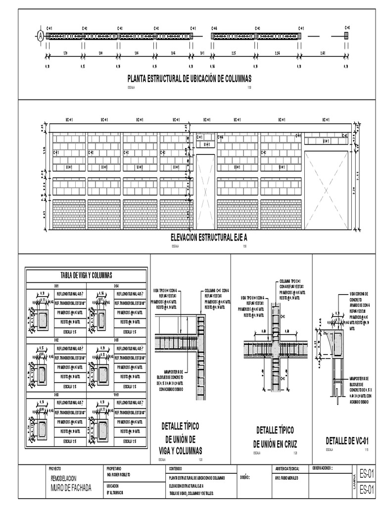 Diseño Estructural de Columnas y Vigas | PDF
