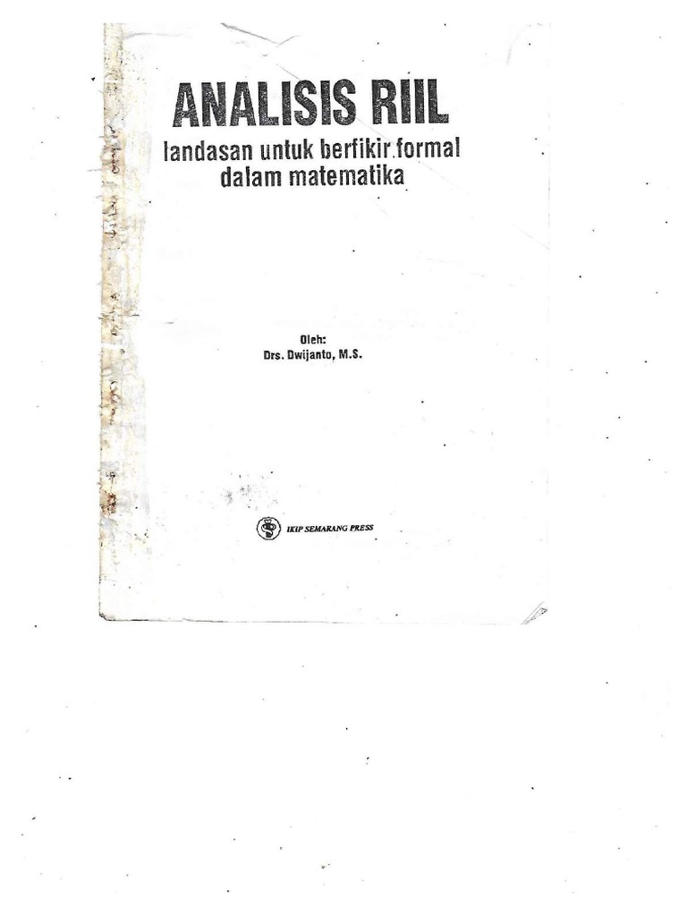 Analisis Riil | PDF