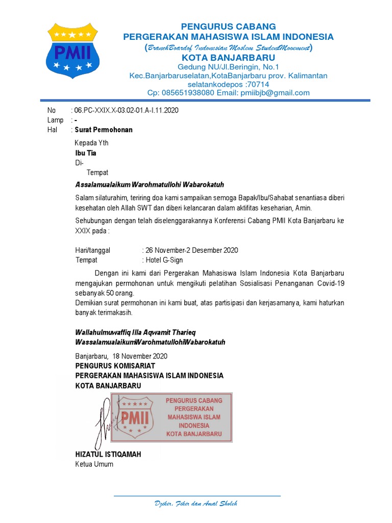 Surat Permohonan | PDF