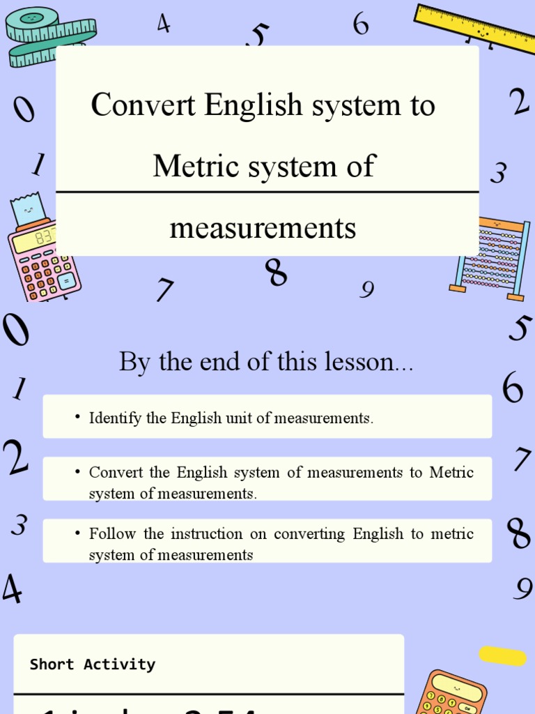 Conversion English To Metric | PDF | Foot (Unit) | Inch