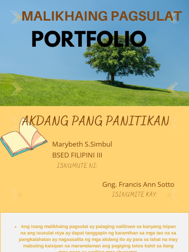Malikhaing Pag Sulat | PDF