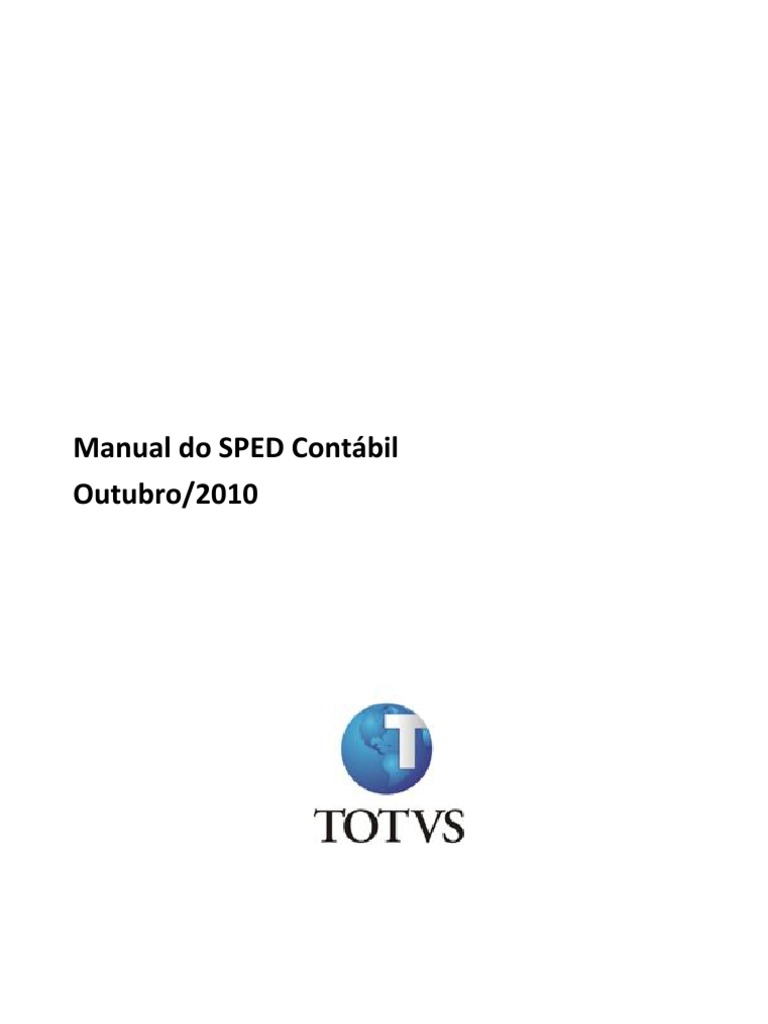 Manual Sped Contabil | PDF