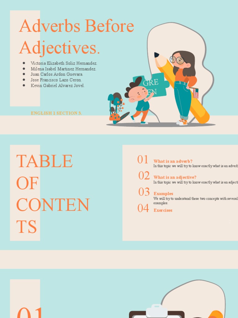 Adverbs Before Adjectives. | PDF | Adjective | Adverb