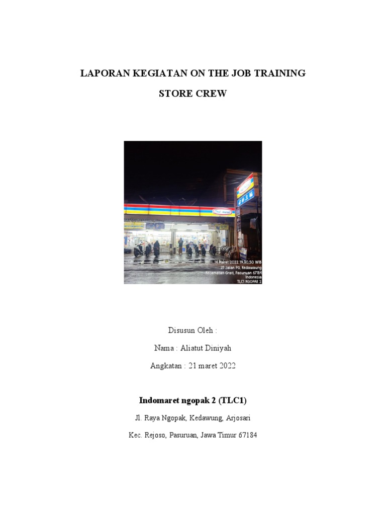 Laporan Ojt 5 | PDF