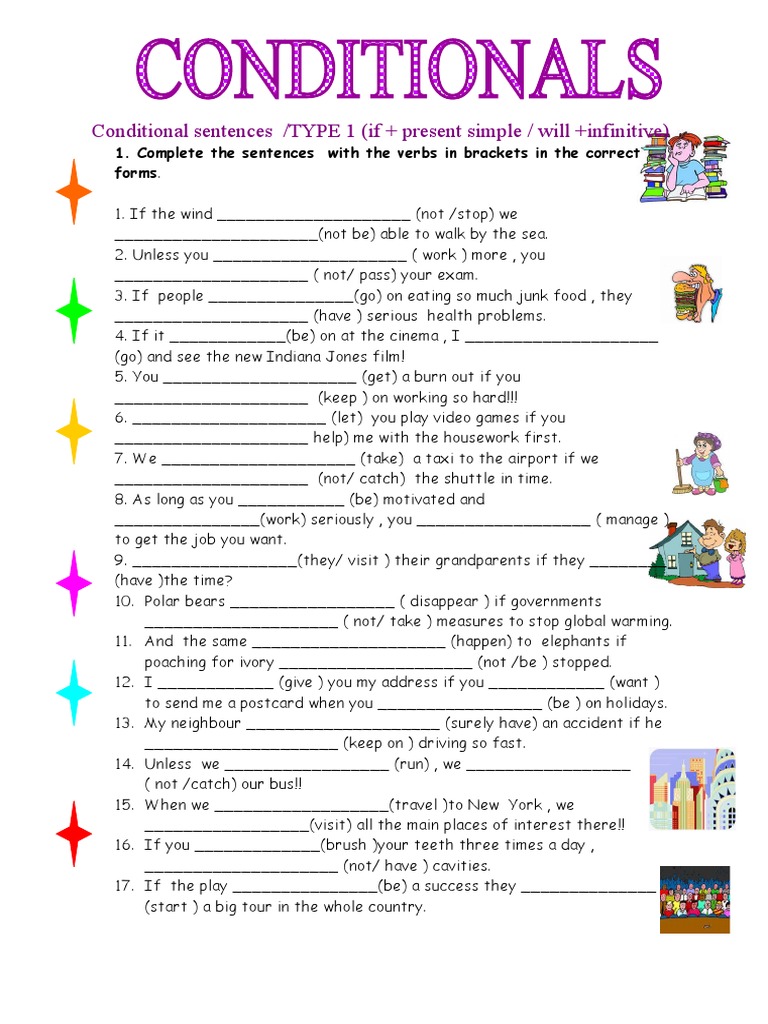 Conditionals 1 2 3 Practice On 3 Pages Grammar Drills - 78008 | PDF