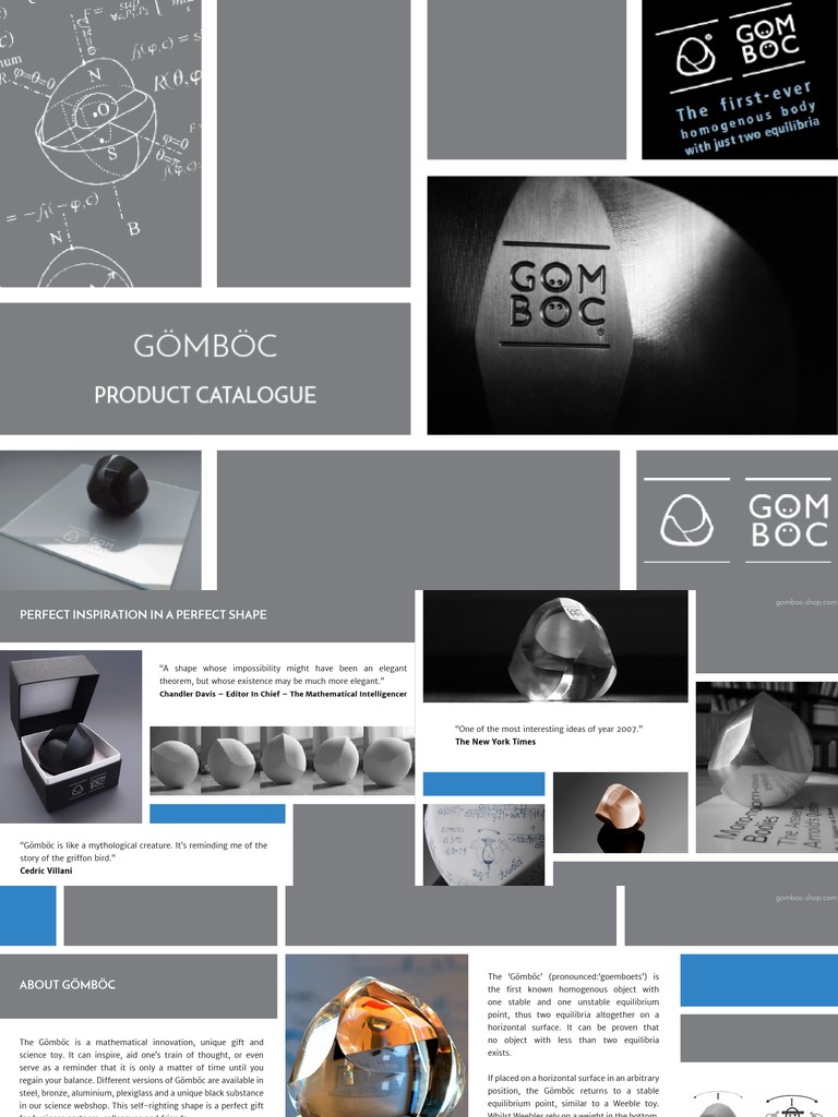 Gömböc: Unique Gifts for Innovators | PDF | Science