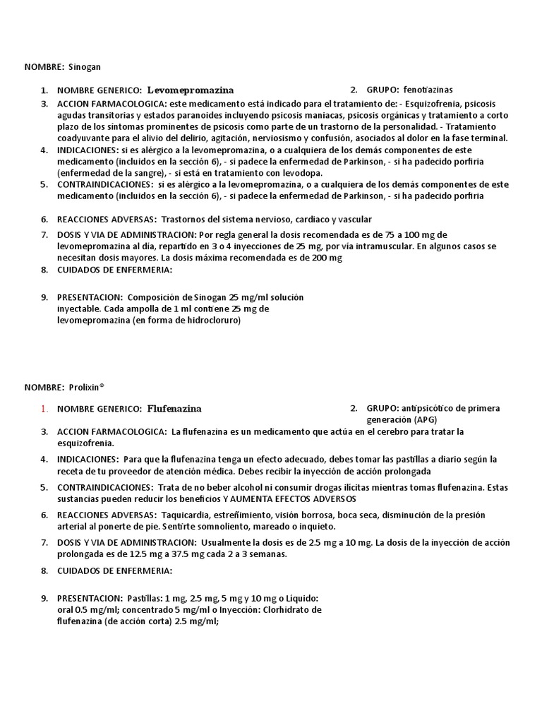 Farmacos | PDF | Antidepresivo | Trastorno depresivo mayor