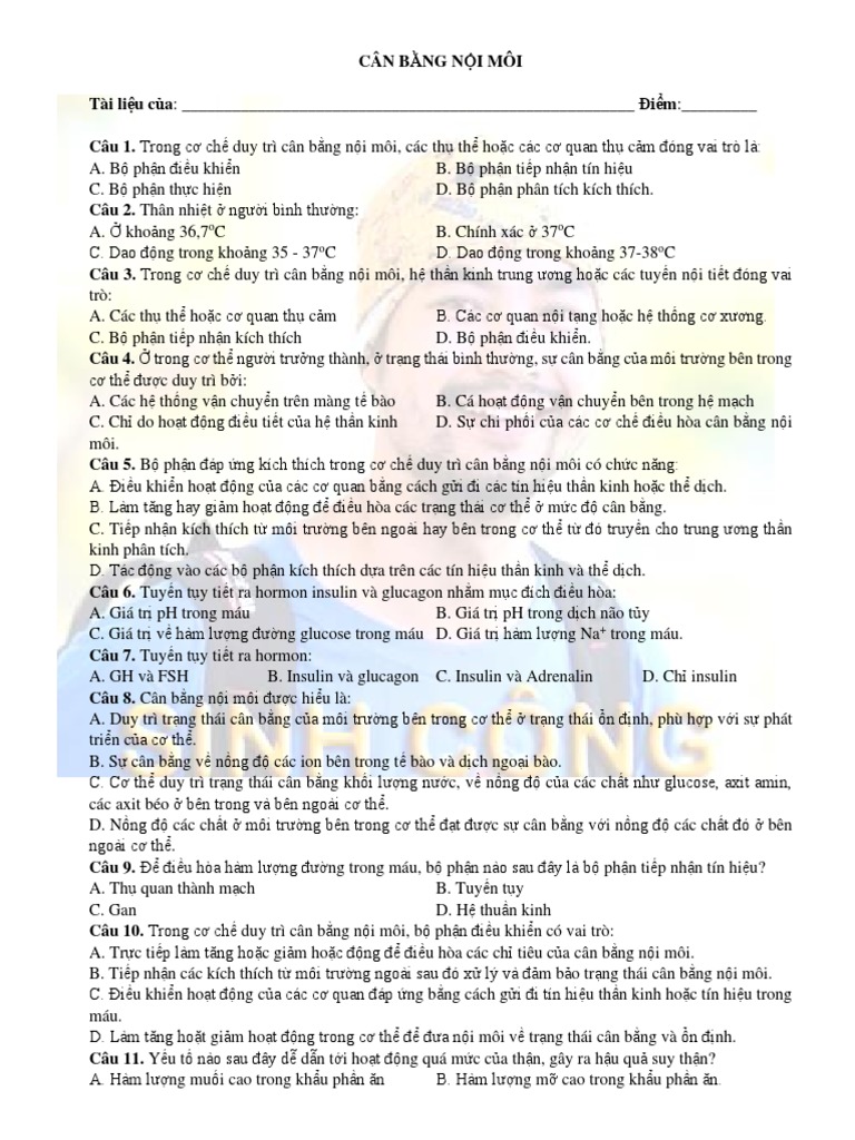 19.9 - 11S1 - CBNM và ôn tập TH | PDF