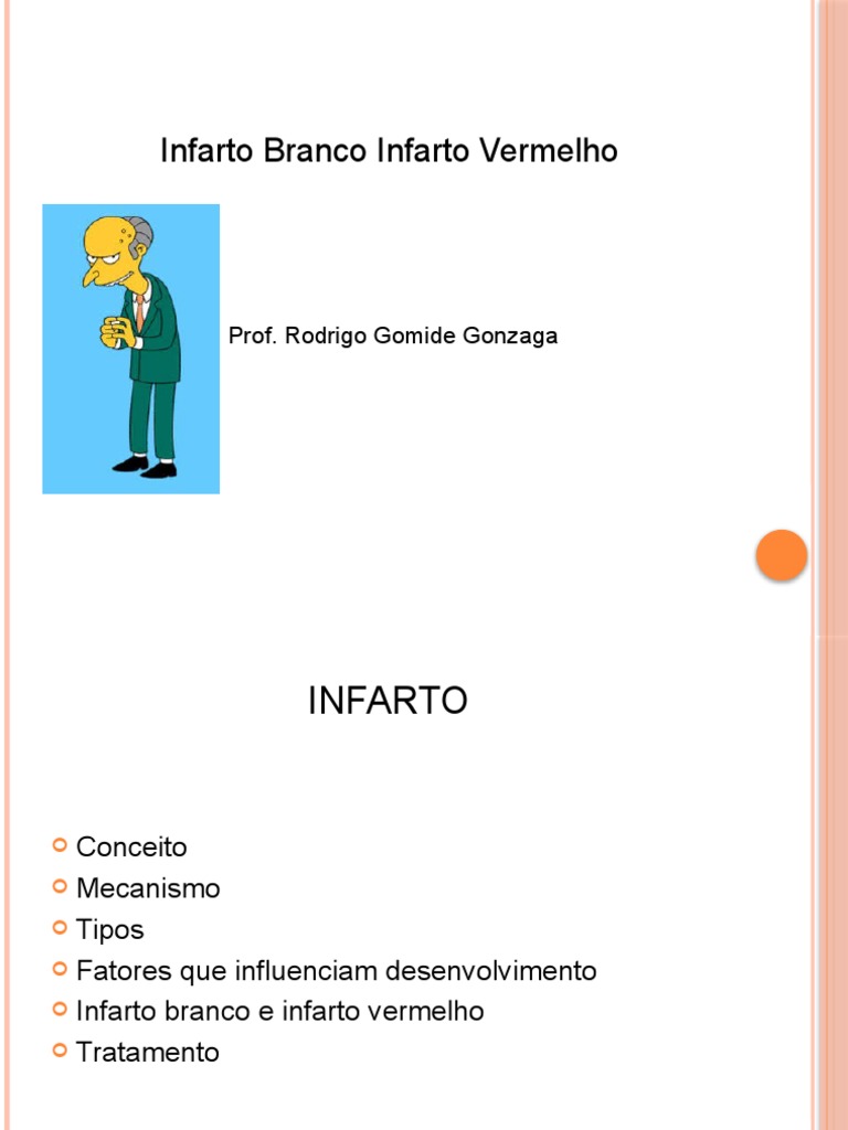 Infarto Branco Infarto Vermelho | PDF | Infarto do Miocárdio | Isquemia