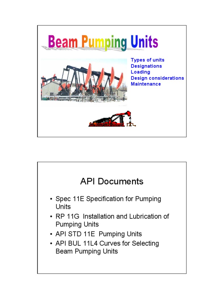 106.7 - Beam Pump Units | PDF | Pump | Bearing (Mechanical)