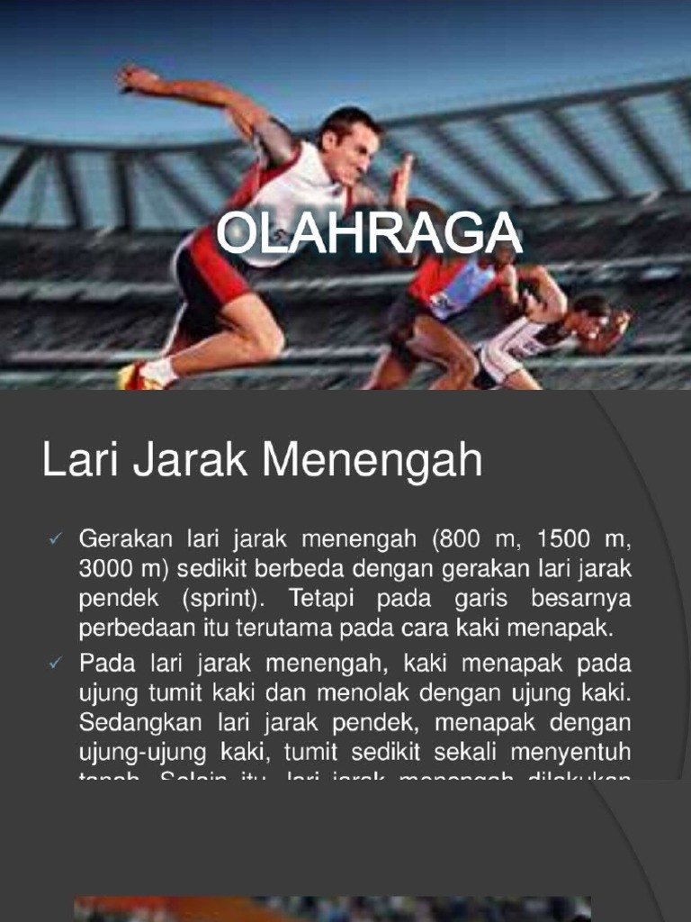 Atletik Lari Menengah | PDF