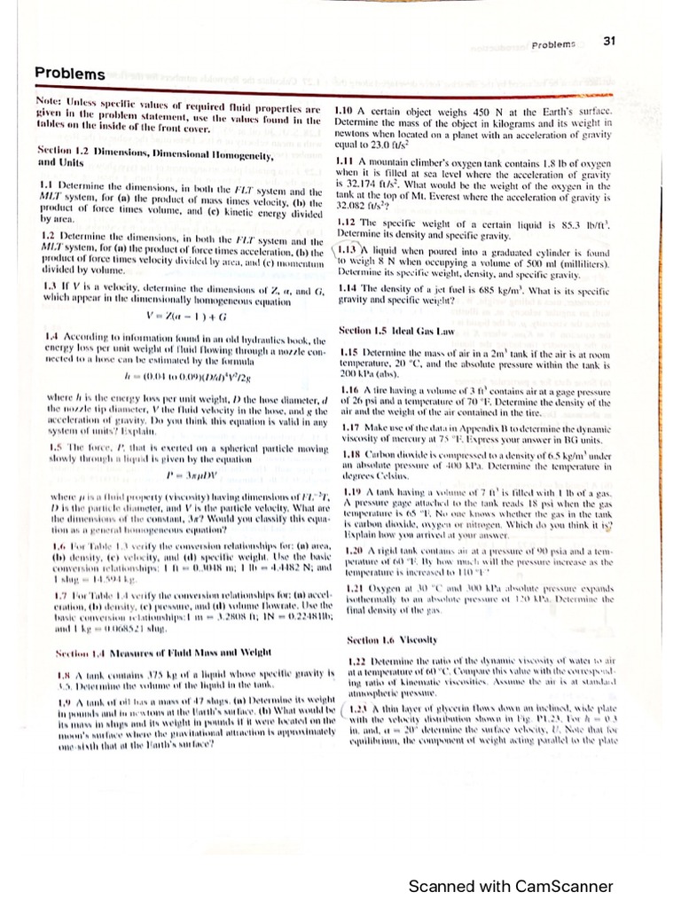 Problem Chapter 1 | PDF